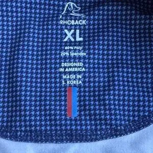 Rhoback | Jackets & Coats | Rhoback Quarter Zip Long Sleeve Mens Size ...